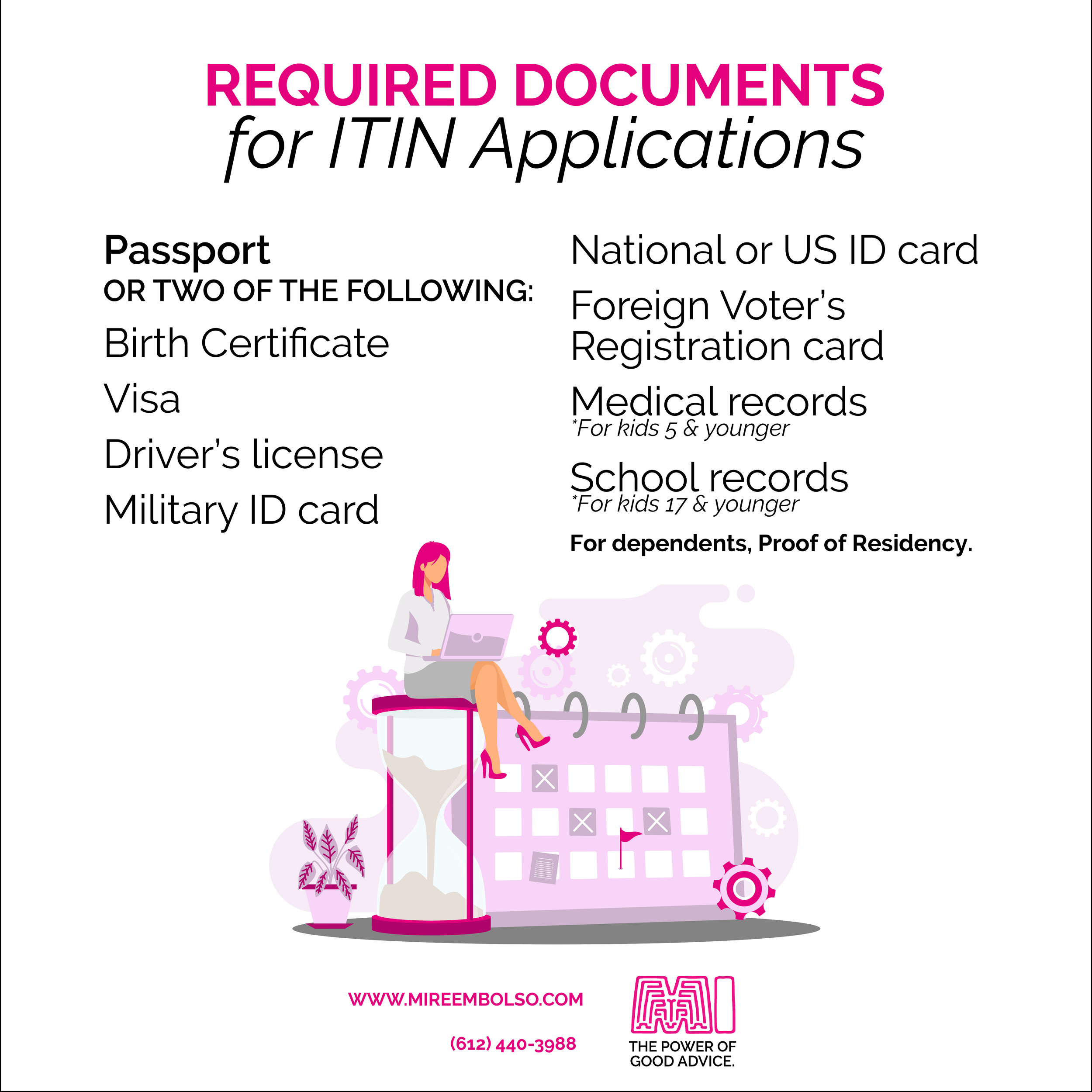 ITIN Application | Certifying Acceptance Agents | Mi Reembolso