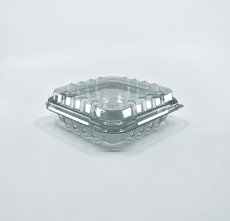 624033 - 1/2 Pint Square Clamshell | FDS Manufacturing Co