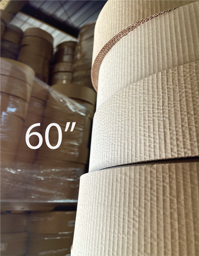 60" x 250' Single Face Corrugated Roll | FDS Manufacturing Co