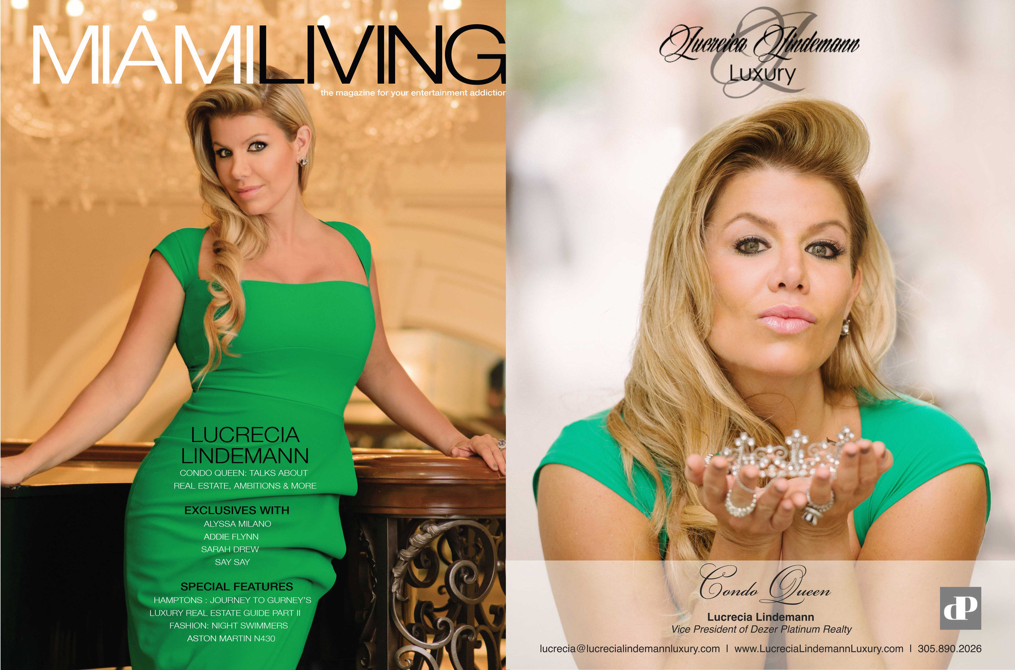 Lucrecia Lindemann "Condo Queen" of Miami - Miami Living Magazine