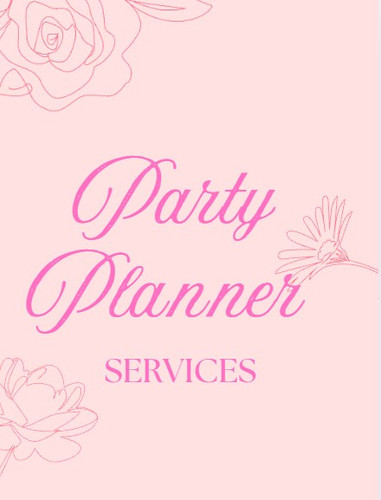 Party Planner Services starting at $100 | My Site