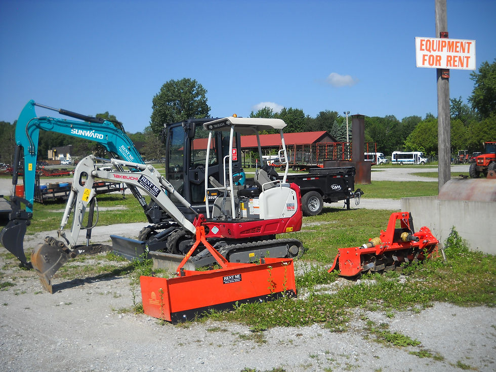 WE RENT EQUIPMENT! | ReneJFourniers