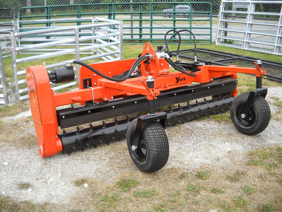 7' York Skid Steer Power Rake | ReneJFourniers