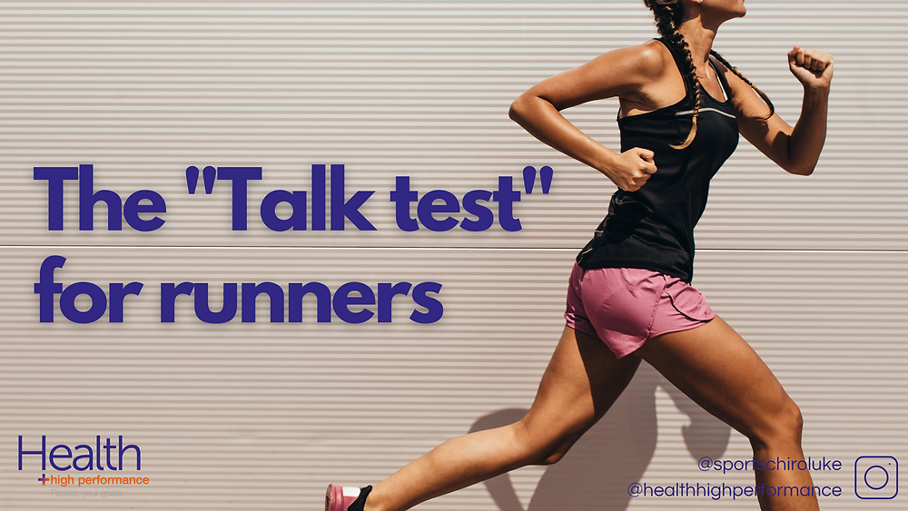 The "Talk Test" For Running Zones