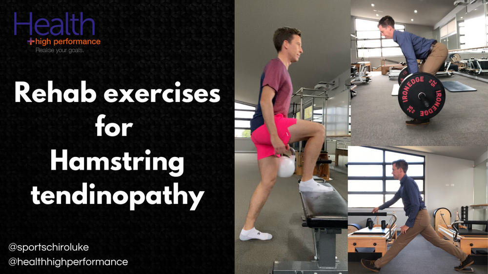 Rehab exercises for hamstring tendinopathy