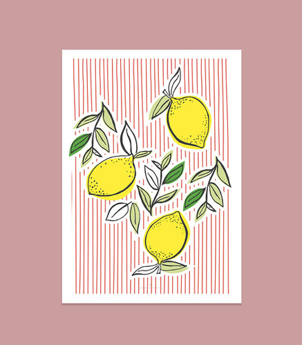 Affiche "Lemon" | Chichi Pompon