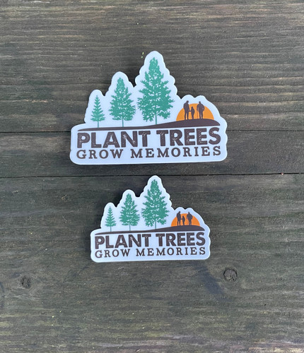Plant Trees Grow Memories Sticker | Doug Duren