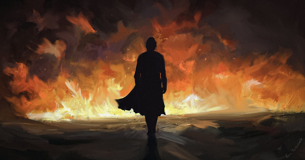 Winning is a fire walk in your mind.
