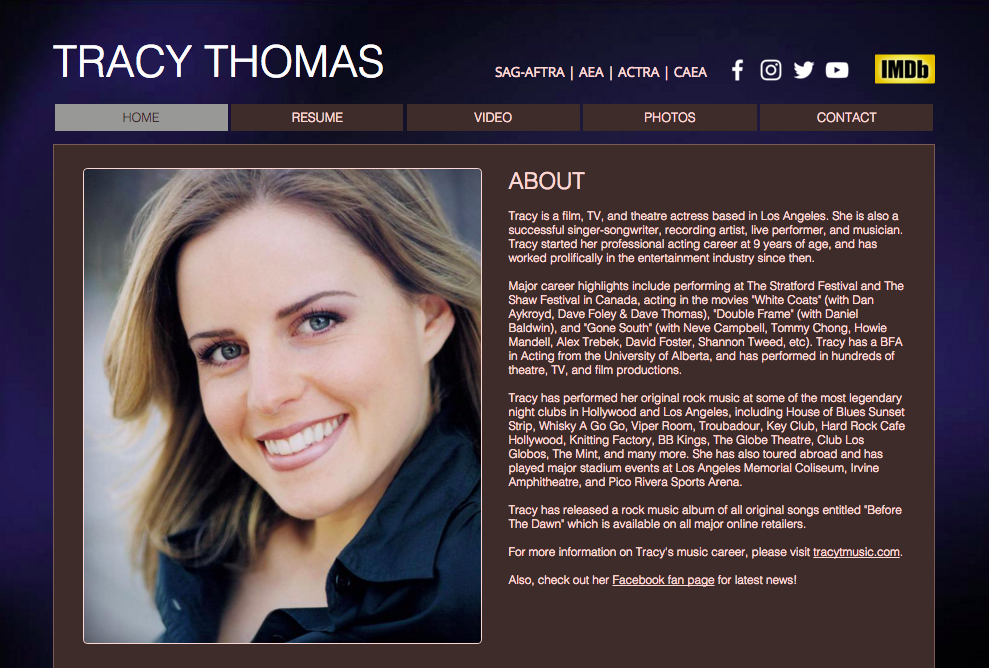 Tracy Thomas | Acting Demo Reel