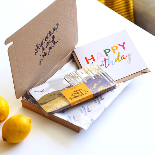 Letterbox Gift Set with 4 Coasters & Card | The Village Green