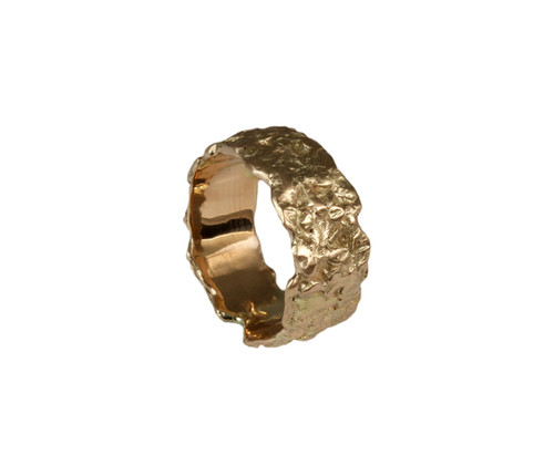 Men's free form gold ring | Atelje DR jewelry