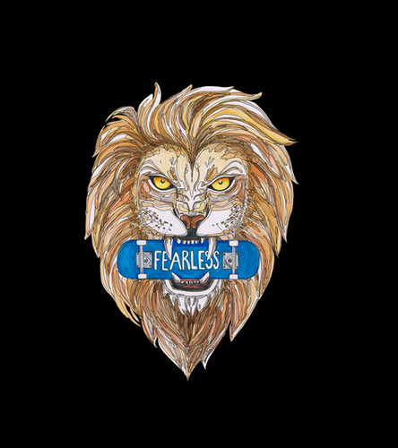 Fearless sticker. | Surf Garage Supply