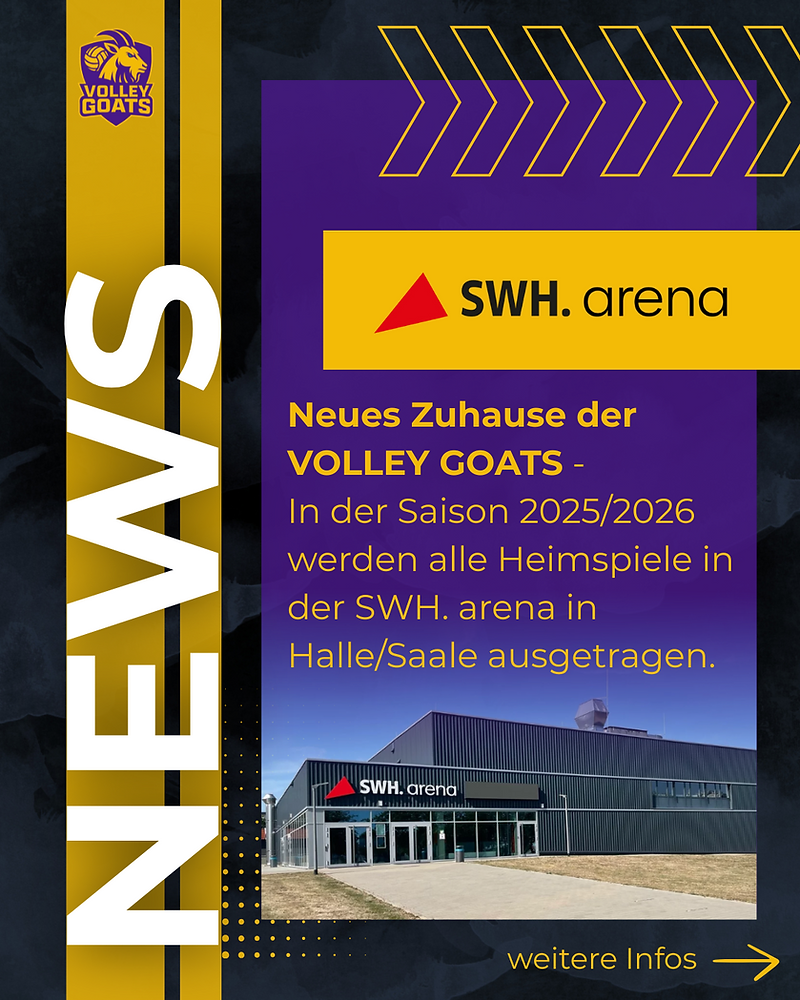 Neues Zuhause der VOLLEY GOATS
