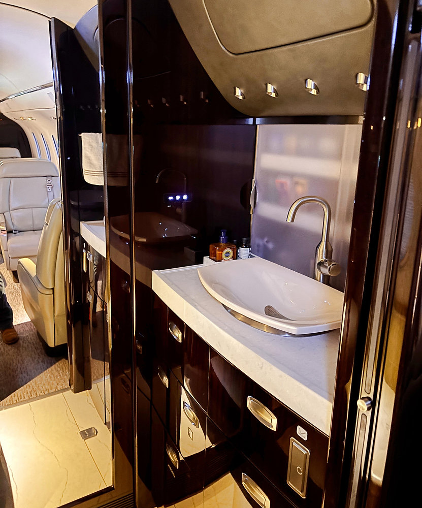 Interior detailing at KBVY Flight Level Aviation