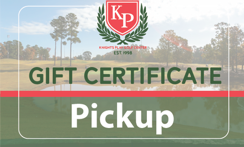 Gift Certificate (Pickup) | KP Golf Center
