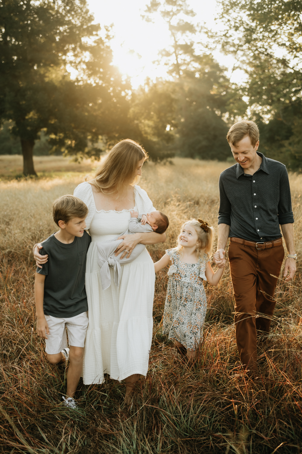Outdoor newborn sessions