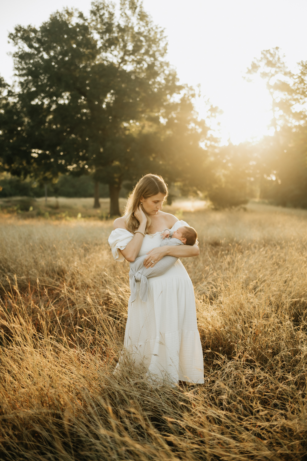 Outdoor newborn sessions