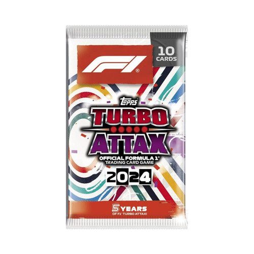 Topps Turbo Attax 2024 Formula 1 Trading Cards Booster Pack | kartu
