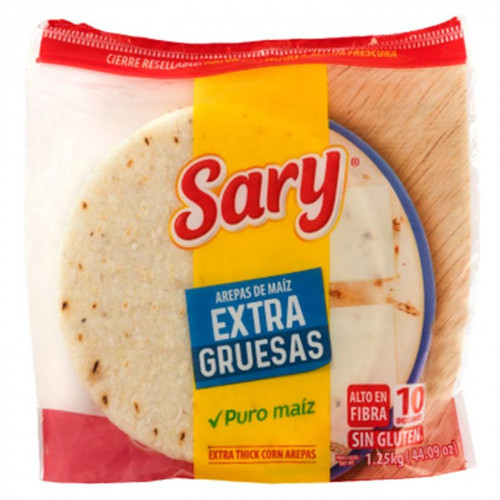 Frozen Corn Arepas Extra Thick, Sary 10u (read description) | Pachamama ...