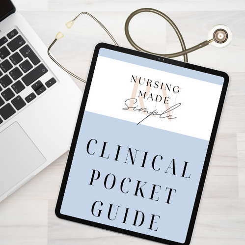 Digital Clinical Pocket Guide | Nursing Made Simple RN