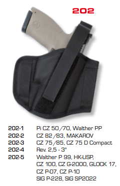 Dasta Ambidextrous Belt Holsters Two Loops 202 | imparm.swiss