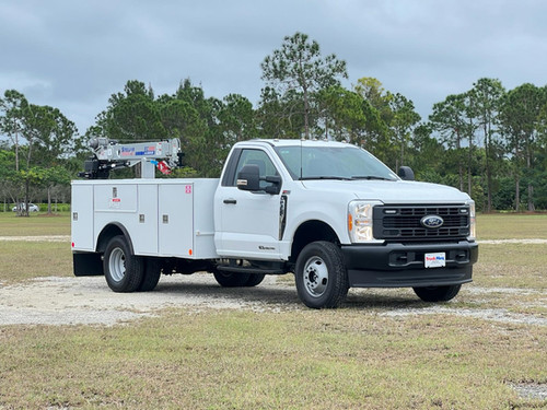 2023 Ford F-350XL 4x4 Service Truck with Aluminum Stellar Crane EC3200 ...
