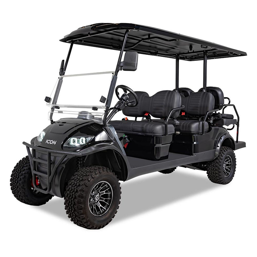 ICON G60L 4+2, 6 passenger GAS golf cart * | GolfCartMax