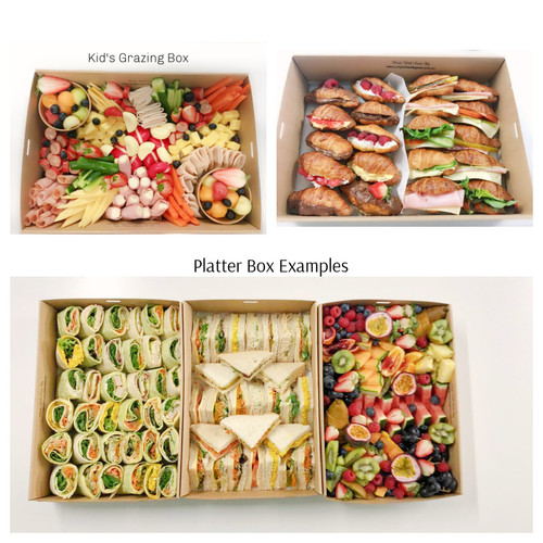 Custom Five (5) Medium Platter Boxes Package ($550 budget) | Just Platters