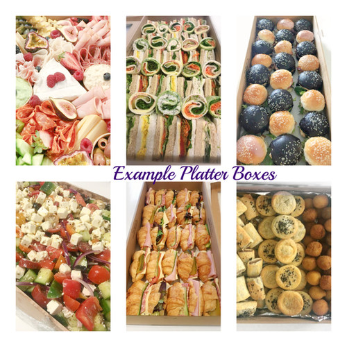 Any Six (6) Large Platter Boxes Package | Just Platters