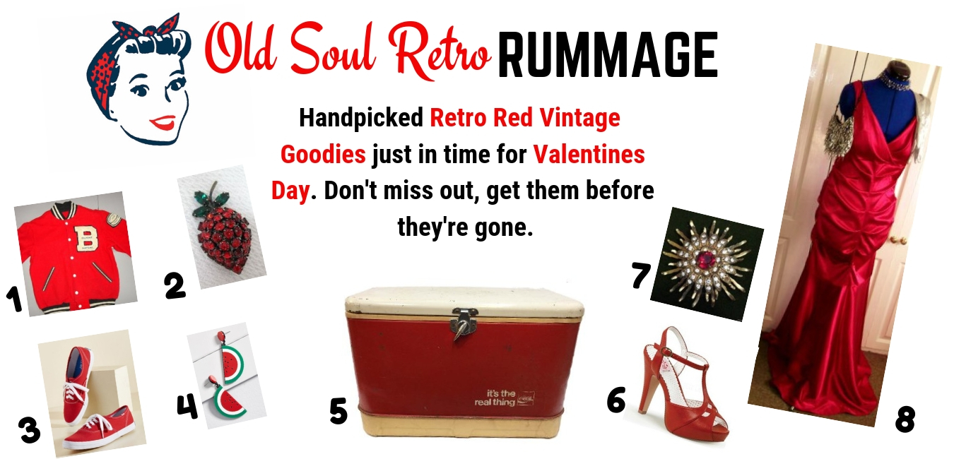 Retro Vintage Valentine's Day Shopping Guide - Retro Rummage Series Vo