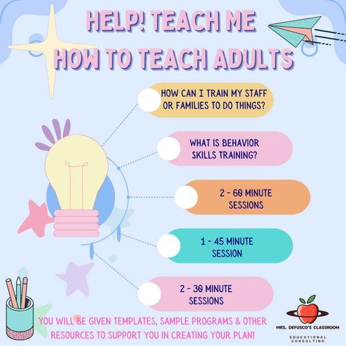 HELP! Teach Me How to Teach Adults | Mrs. D's Classroom