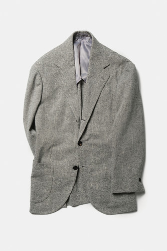 Grey Single Breasted Jacket | Prologue
