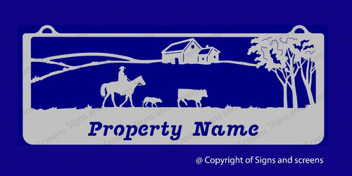 Signs and Screens | Custom Metal Farm Signs