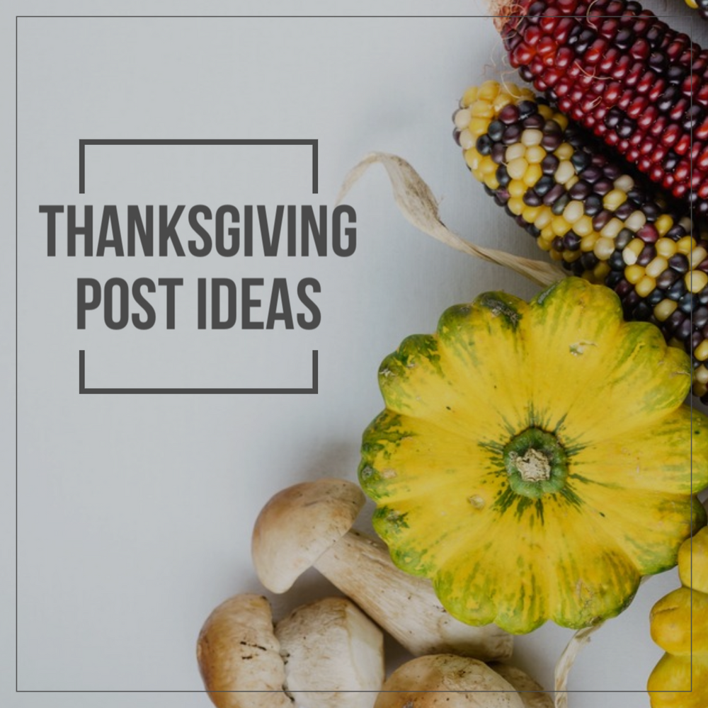 8 Thanksgiving social post ideas for your small business