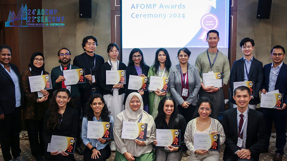 Filipino Medical Physicists Emerged Victorious at the AOCMP-SEACOMP 2024
