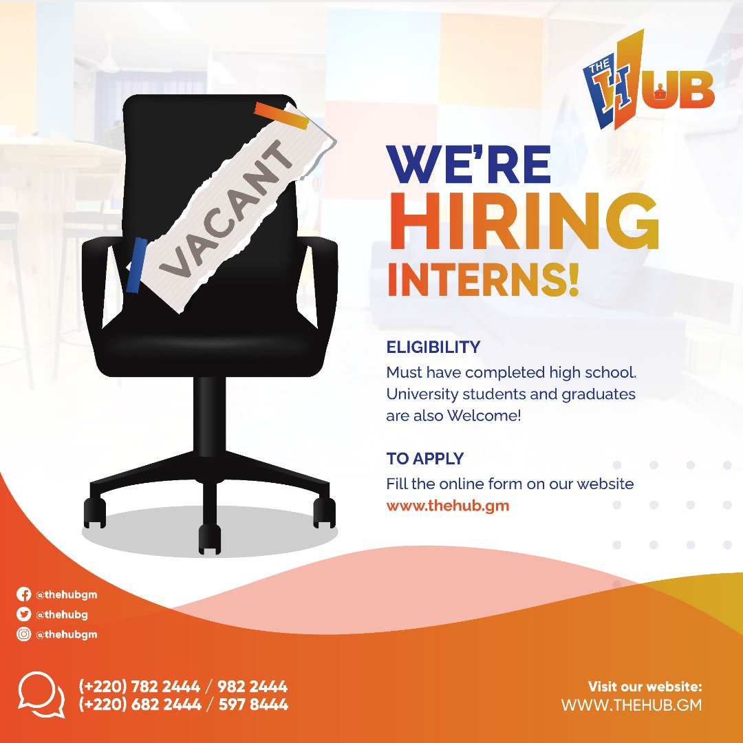 The Hub Ltd Call For Application ( Internship ) | Thehub