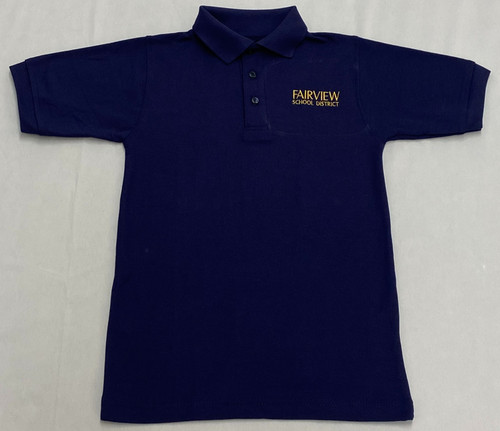 Fairview School District - Navy Polo with Embroidered Logo | Lobel's ...