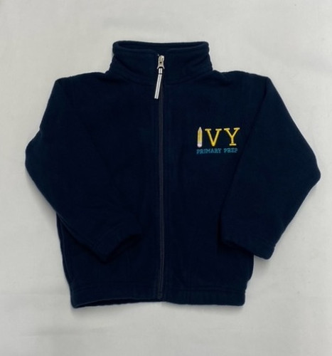 Ivy Primary Prep - Navy Fleece Jacket with Embroidered Logo | Lobel's ...