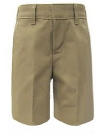 St. Thomas - Boy's Khaki Dress Shorts | Lobel's Uniforms