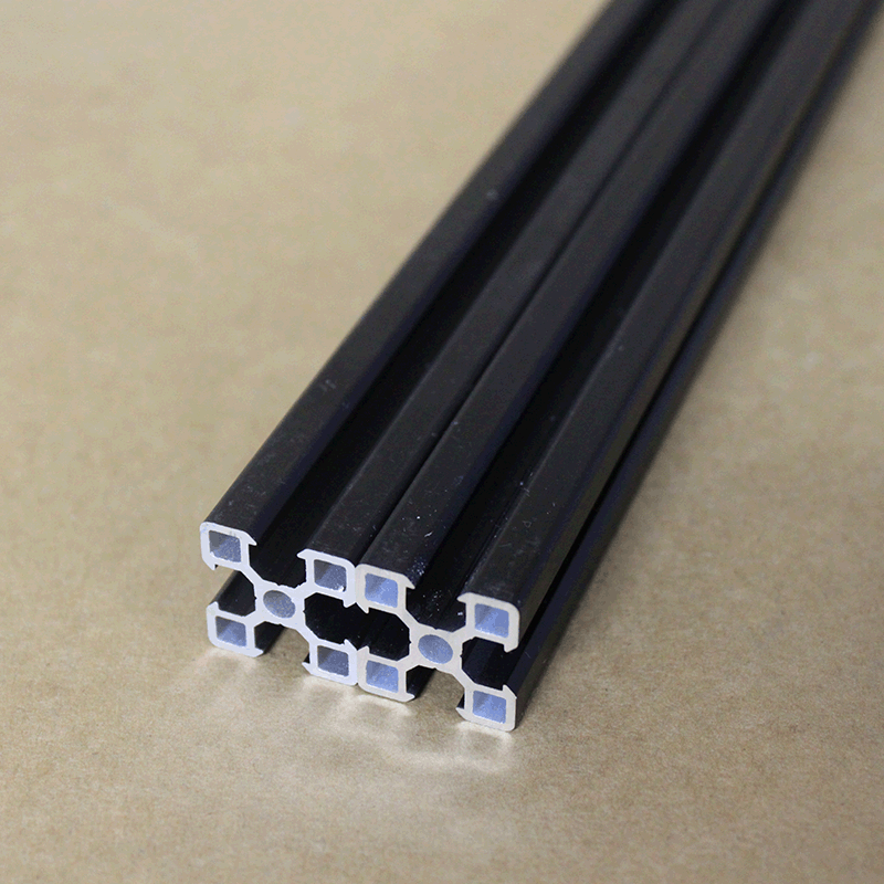 Perfil G-slot 2020 Anodizado Negro | makergal