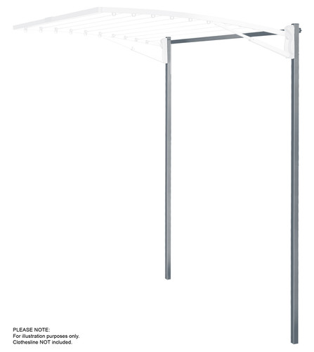 Hills Duo with ground mounting kit - premium | central-clotheslines