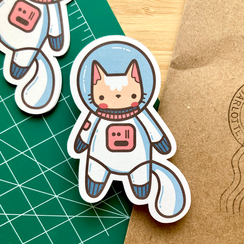 Astro Kitty Sticker | Nikki Oliver