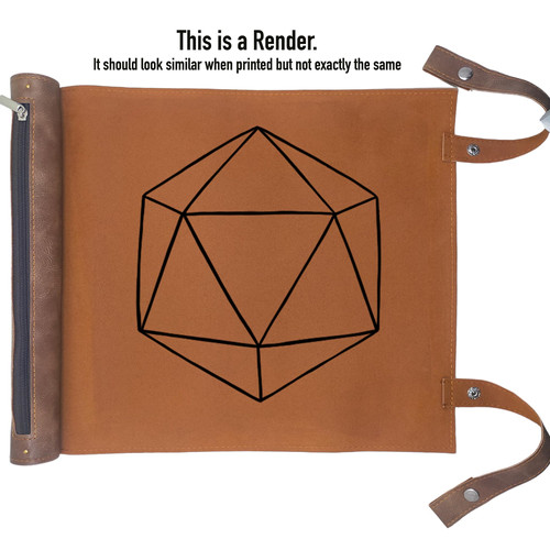 D20 Dice Scroll | Artistic Alchemy