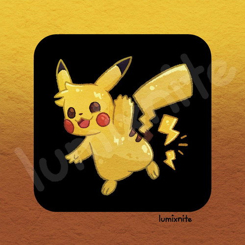 Pikachu Coaster | Artistic Alchemy