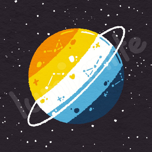 AroAce Planet Coaster | Artistic Alchemy