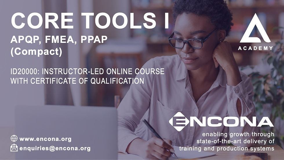 About Our Automotive Core Tools Training Programs