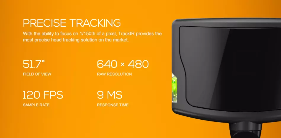 TrackIr 5 Optical Head USB Tracking System Bundle + Track Clip PRO ...