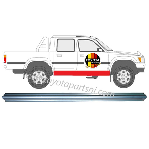 Sill repair panel for Toyota Hilux double cab 1988-2001 / Left or Right ...