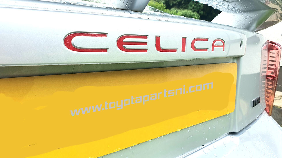 Celica gen 7 rear boot lid trunk handle sticker decal TRD T-Sport VVTLi ...