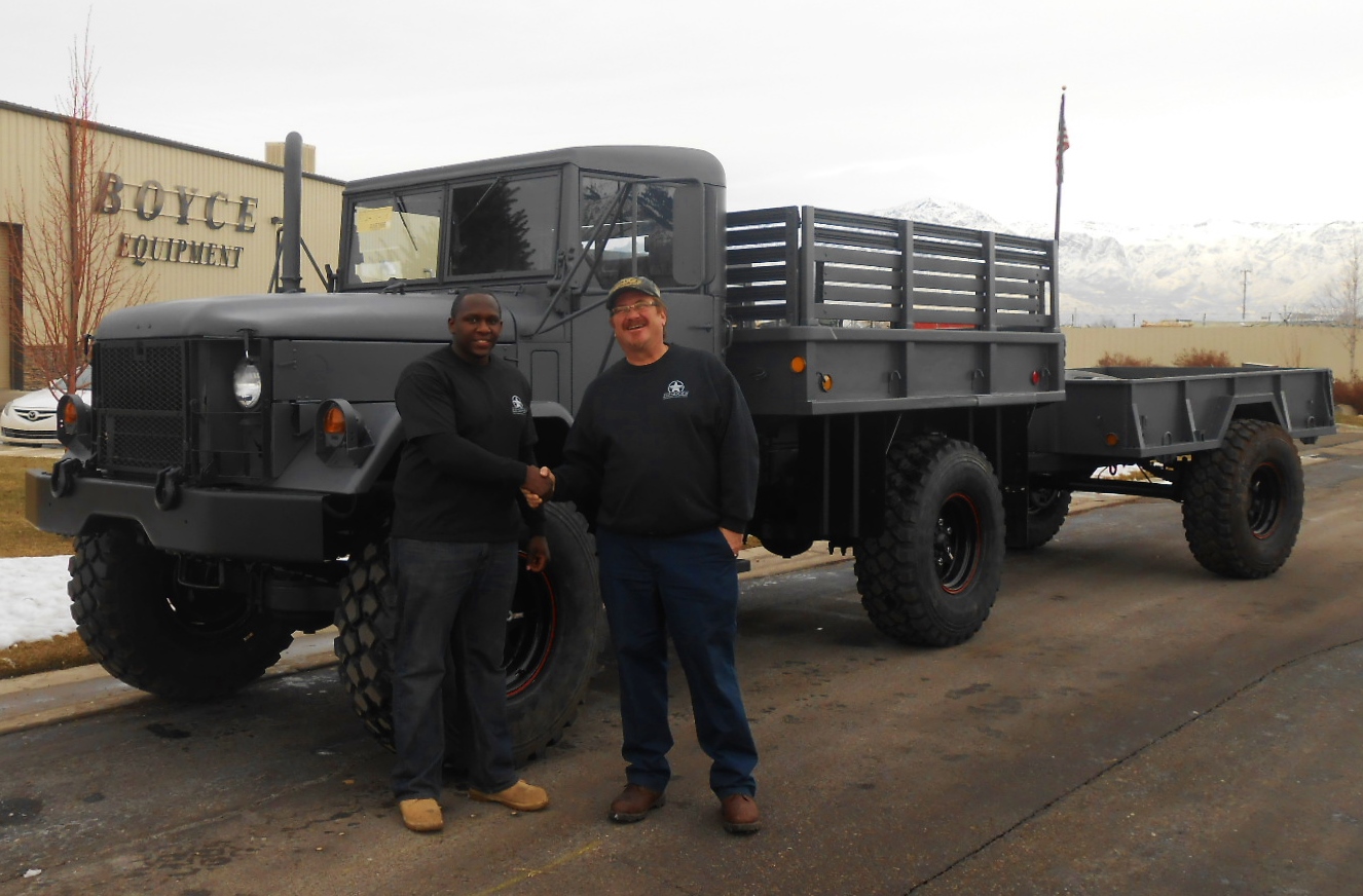 M35A2 Bobbed 2.5 Ton w/ M105 Trailer- Picked Up- Nevada | Boyce Equipment